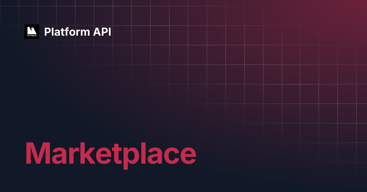 Marketplace | Platform API